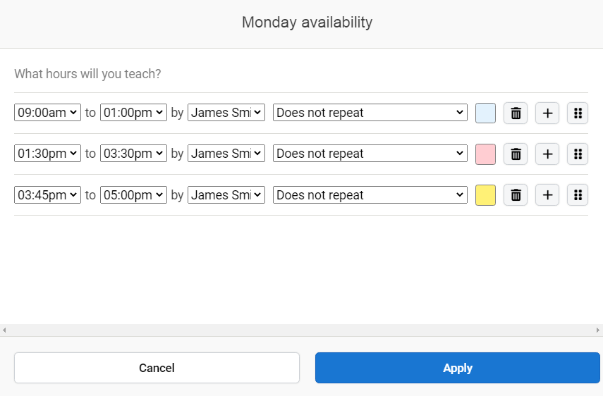 Events - One-time – LearnDesk