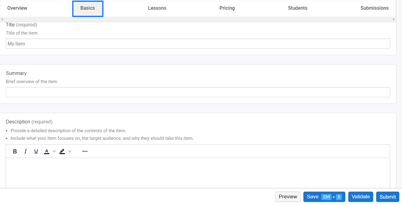 Basics of a Recorded Class – LearnDesk