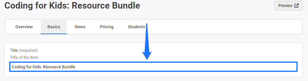 Basics of a Bundle – LearnDesk
