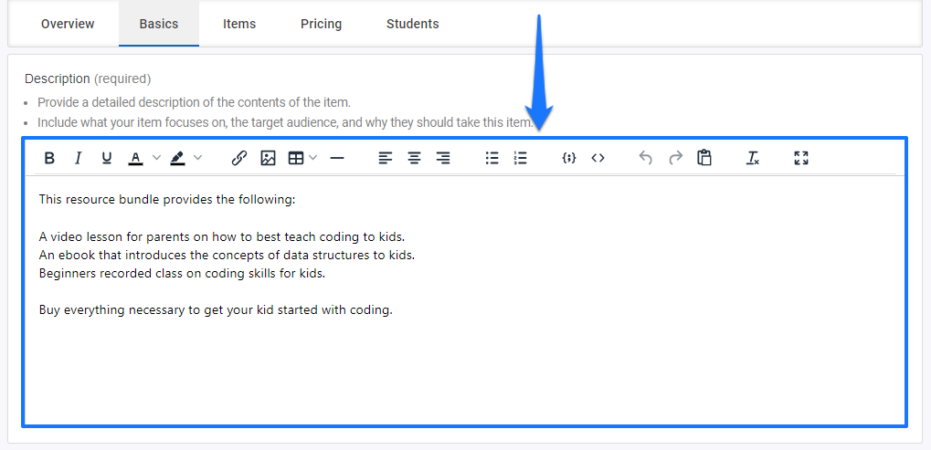 Basics of a Bundle – LearnDesk