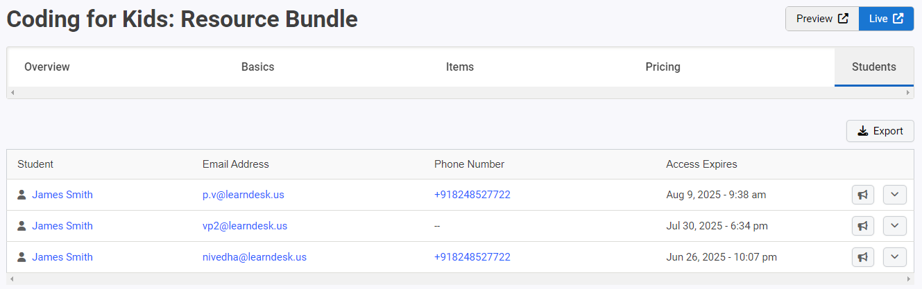 Overview of LearnDesk's Bundles – LearnDesk